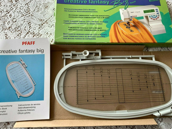 PFAFF Creative Fantasy Embroidery Hoops & Feet - Red Deer Sewing Centre