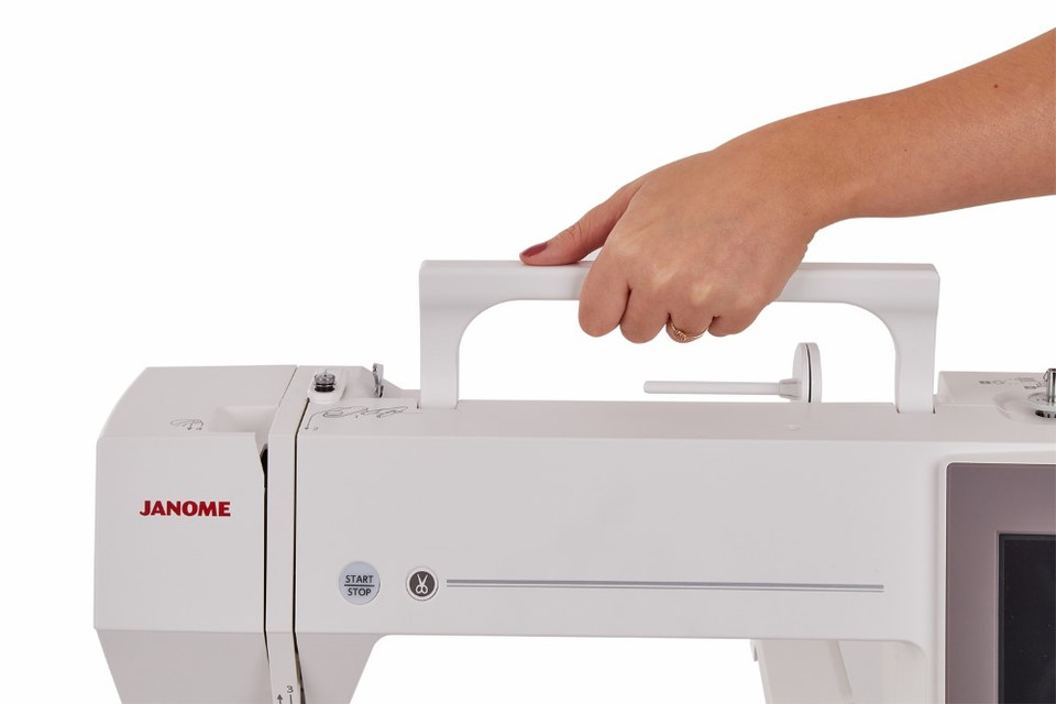 Janome Memory Craft 550E LE - Embroidery Only Machine (MC550E) - Red ...