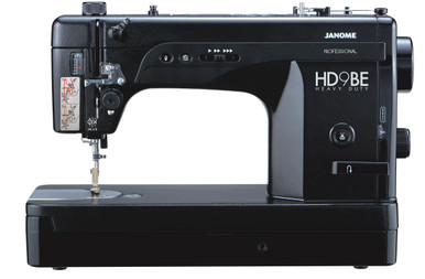 Janome HD9 V2 BE Professional (Black Edition Heavy Duty Straight Stitch ...