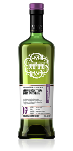 A beguilingly syrupy sweet spiced baba - Scotch Malt Whisky Society