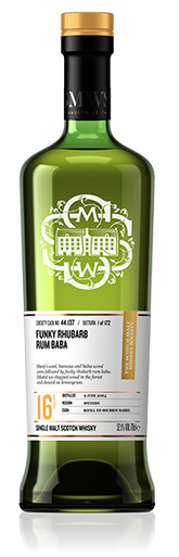 Funky rhubarb rum baba - Scotch Malt Whisky Society