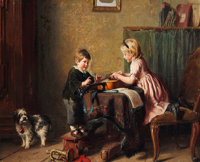 Art Prints of Forage for Bunnies by Felix Schlesinger