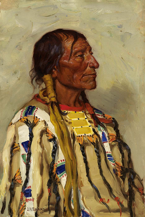 Art Prints of Big Brave Blackfeet Dance Chief by Joseph Henry Sharp