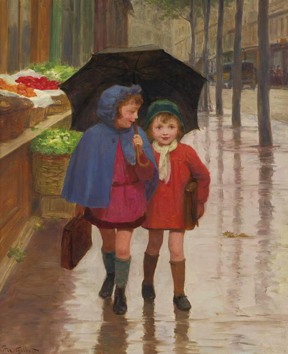 Art Prints of Three Friends by Victor Gabriel Gilbert