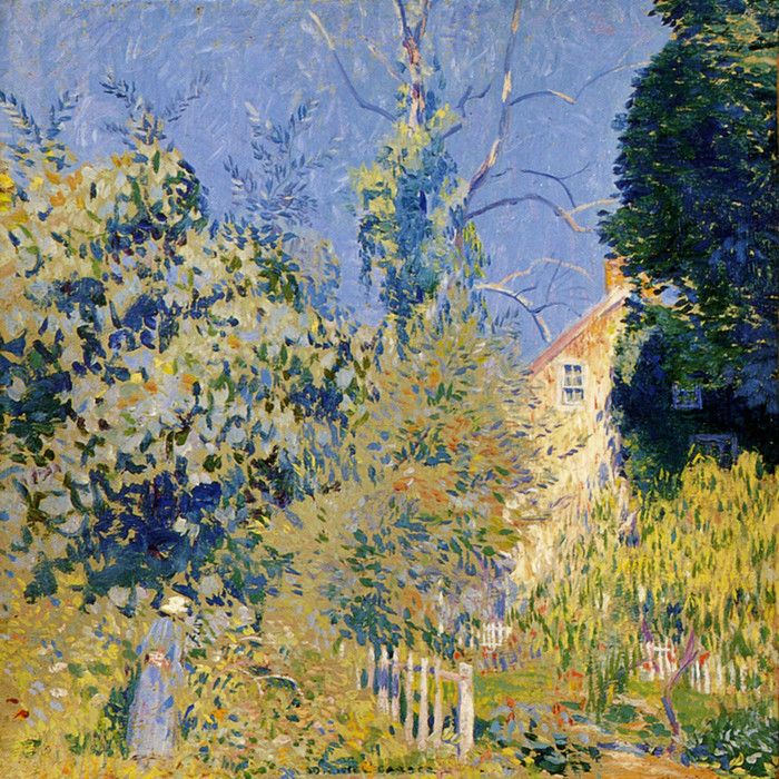 Art Prints of Garden & Cottage by Daniel Garber