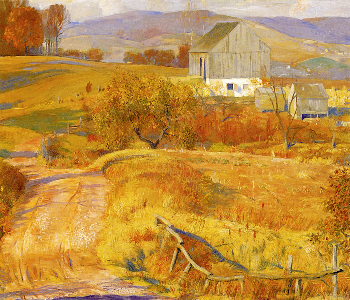 Art Prints of Red Hills by Daniel Garber