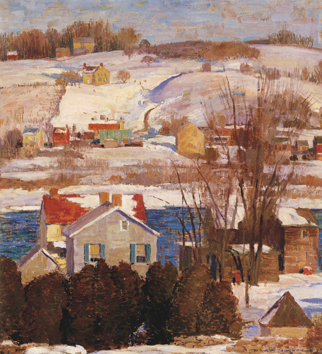 Art Prints of Winter in New Hope by Daniel Garber