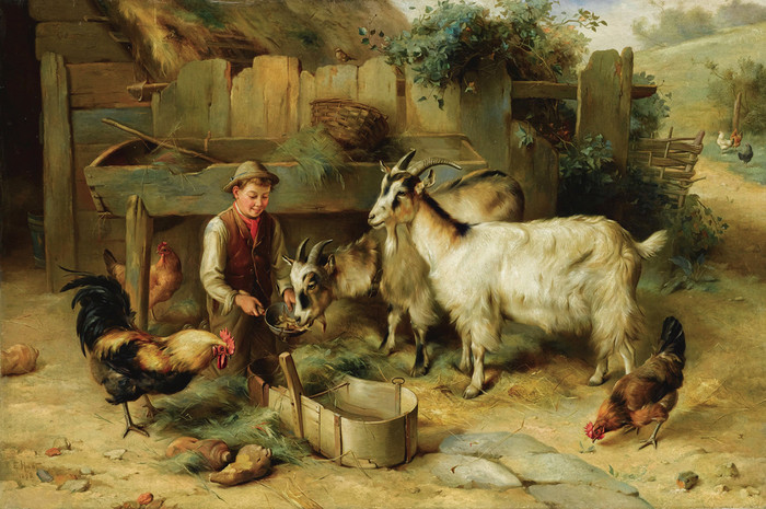 Art Prints of The Farmer's Son by Edgar Hunt