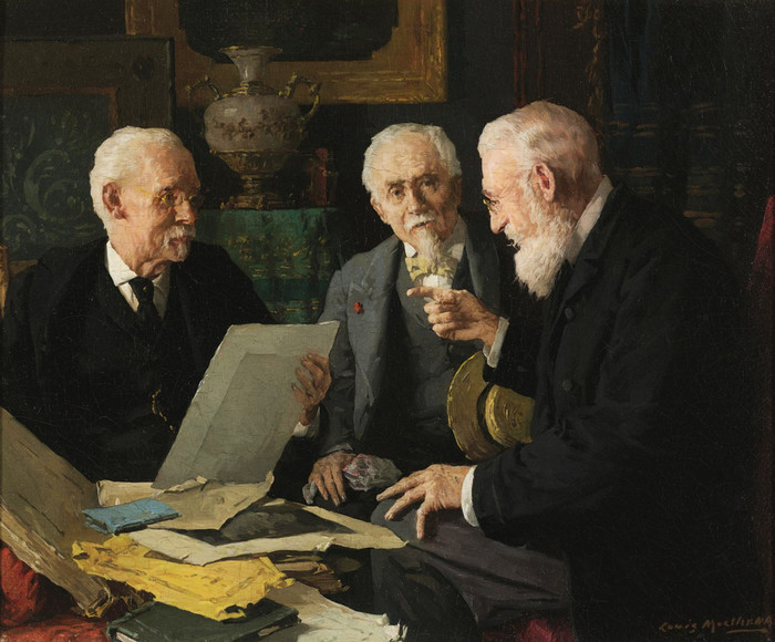 Art Prints of Art Connousseur by Louis Charles Moeller