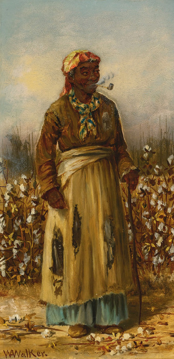 Art Prints of A Walk in the Cotton by William Aiken Walker