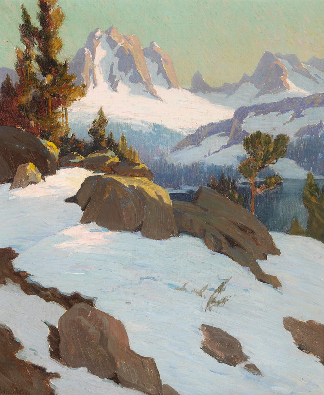Art Prints of Sierras in Winter by Elmer Wachtel