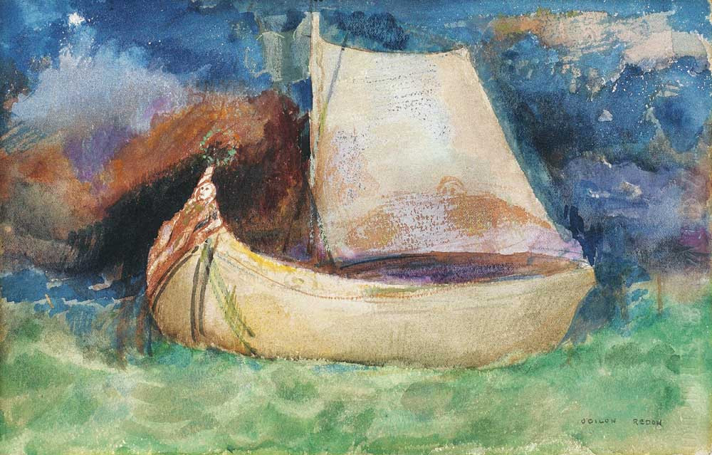 Art Prints of The Boat by Odilon Redon