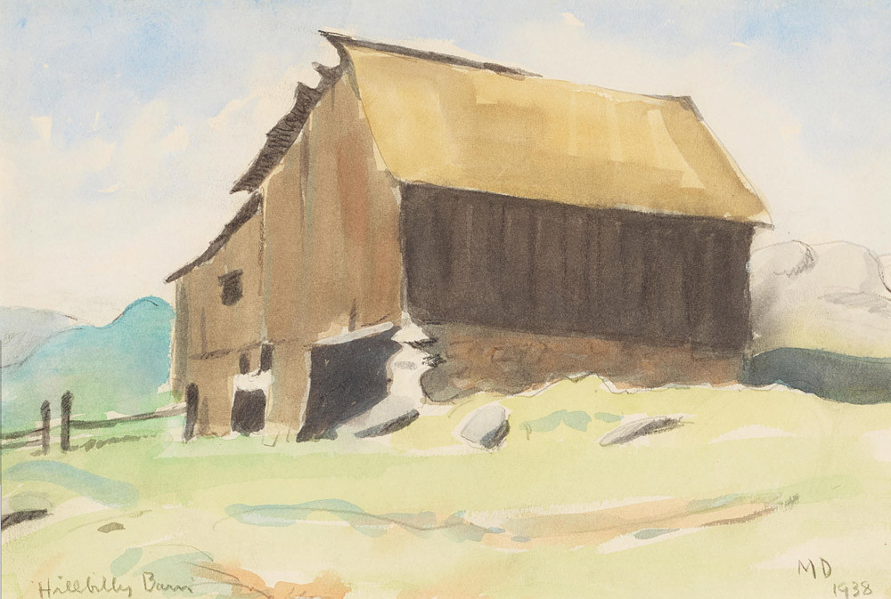 Art Prints of Hillbilly Barn by Maynard Dixon