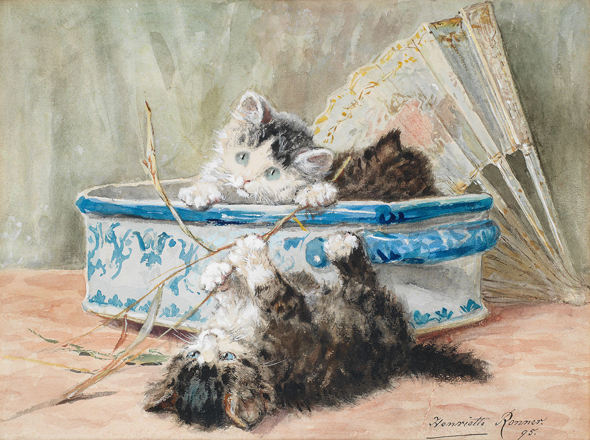 Art Prints of Give us Joy by Henriette Ronner Knip