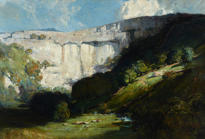 Art Prints of Early Summer Gorse in Bloom by Arthur Streeton