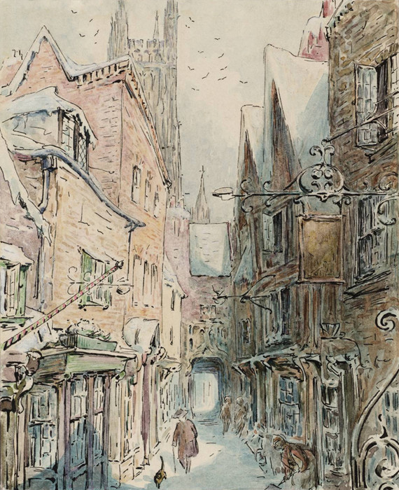 Art Prints of Simpkin Housekeeping by Beatrix Potter