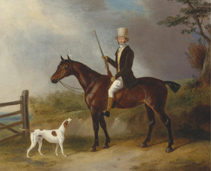 Art Prints of Portrait of the Hunter Skylark by William Barraud