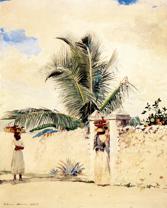Art Prints of In the Garden by Winslow Homer