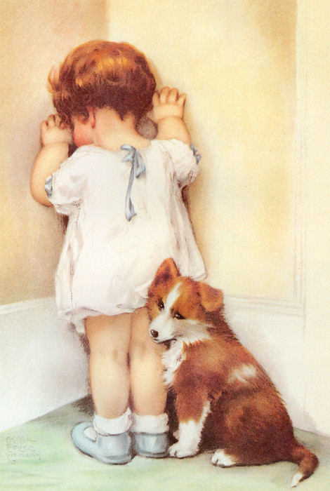 Art Prints of Mama Has Taught Her to be Generous by Bessie Pease Gutmann