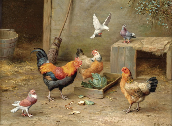 Art Prints of On the Threshold by Edgar Hunt