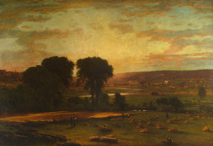 Art Prints of Scene at Durham by George Inness