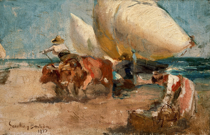Art Prints of Girl on the Beach by Joaquin Sorolla y Bastida