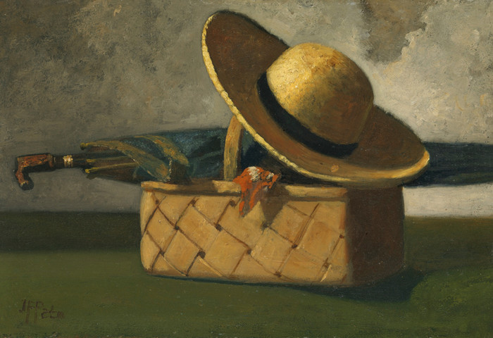 Art Prints of Still Life with Oranges & Box of Confections by John ...