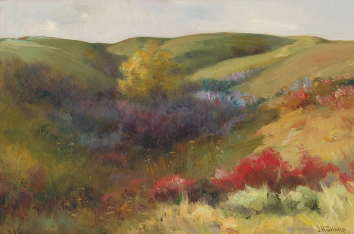 Art Prints of Winter Landscape by Joseph Henry Sharp