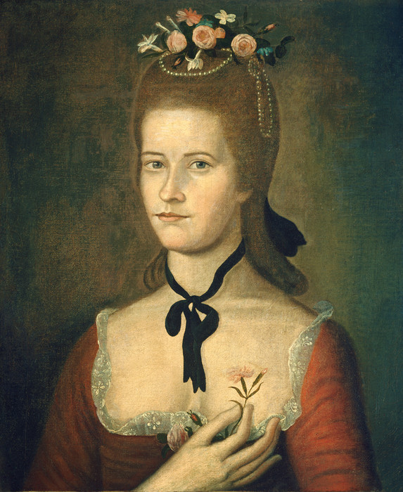 Art Prints of Young Lady with a Fan by Gansevoort Limner