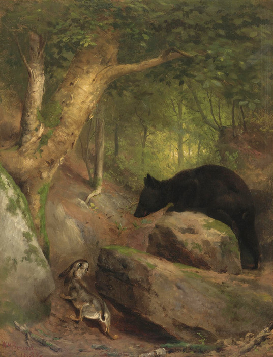 Art Prints of Carving the Turkey, 1881 by William Holbrook Beard