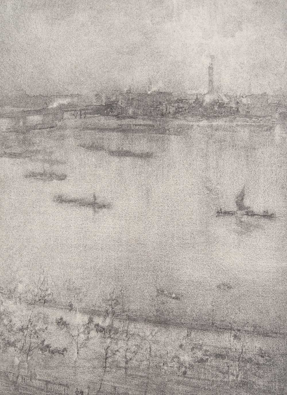 Art Prints of The Thames in Ice by James Abbott McNeill Whistler