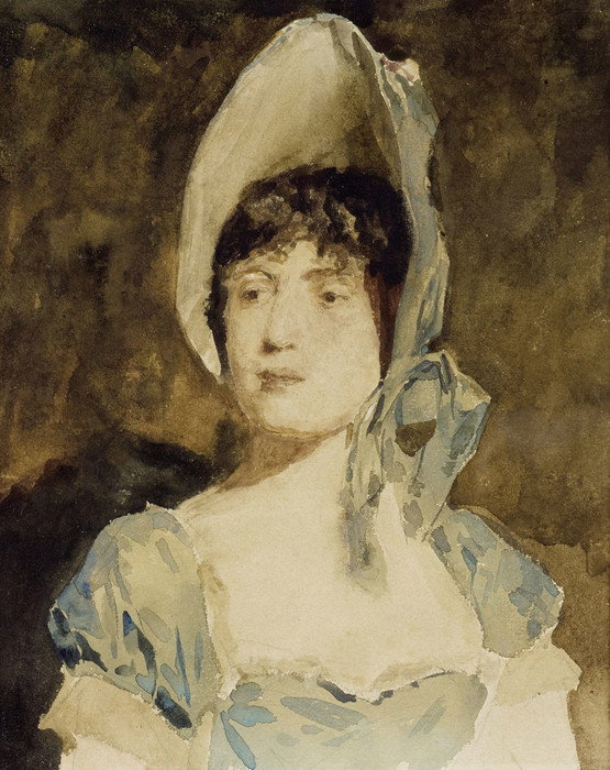 Art Prints of Marie Anker with Puppet, 1875 by Albert Anker