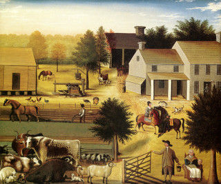 Art Prints of David Leedom Farm, 1849 by Edward Hicks