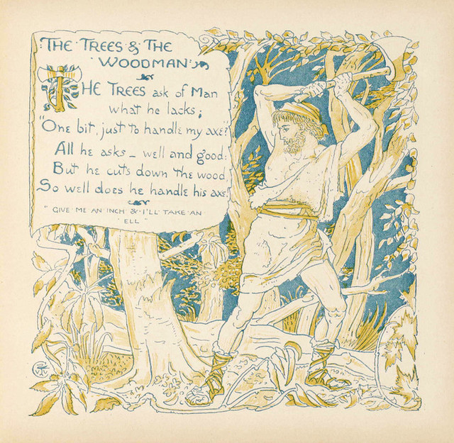 Art Prints of The Dog & the Shadow, Aesop's Fables