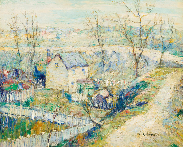 Art Prints of Spring Night, Harlem River by Ernest Lawson
