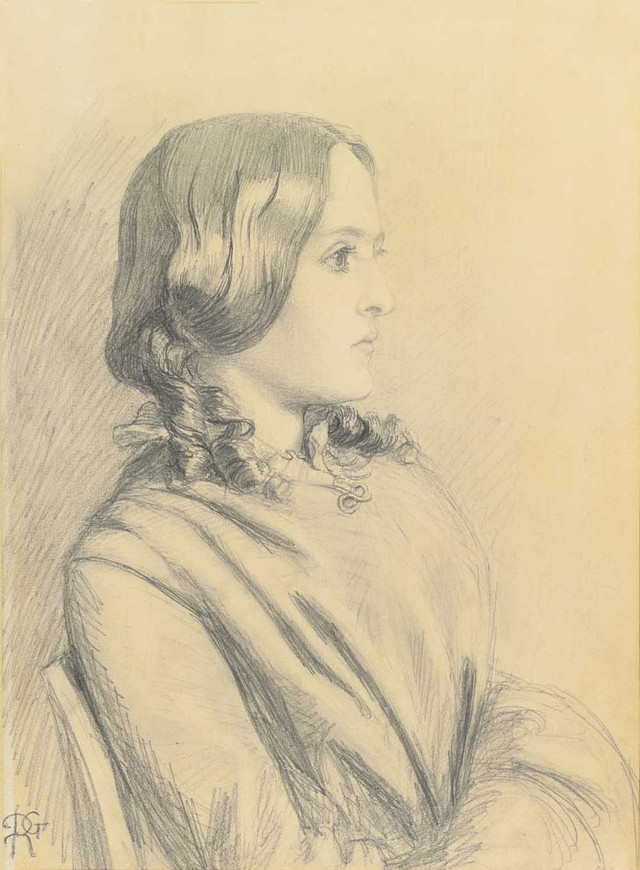 Art Prints of Portrait of Alexa Wilding by Dante Rossetti