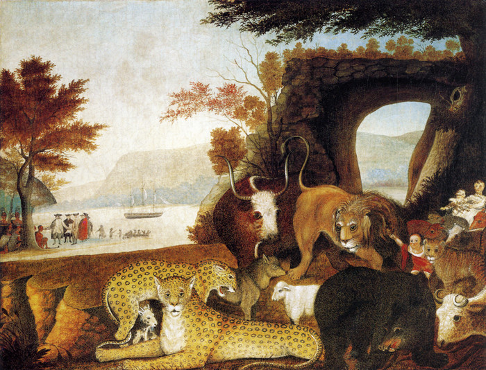 Art Prints of The Peaceable Kingdom, V by Edward Hicks