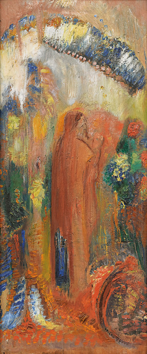 Art Prints of The Buddha Sitting by Odilon Redon