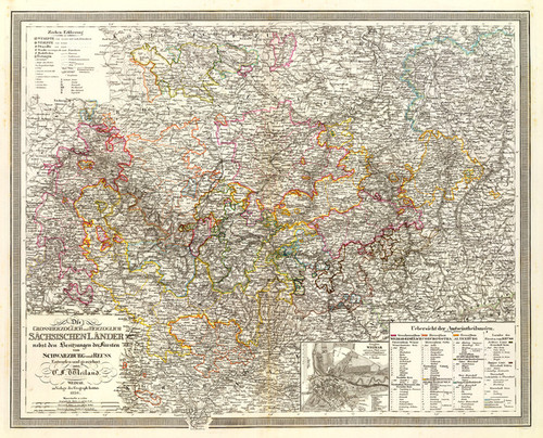 Art Prints of Sachsischen Lander, 1856 by C.F. Weiland