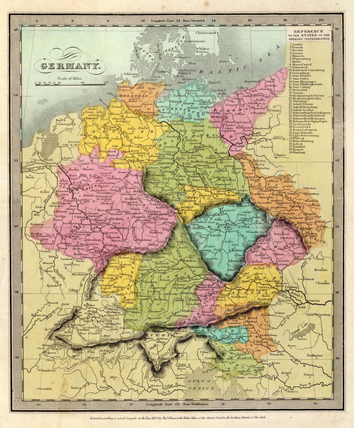 Art Prints of Germany, 1835 by David H. Burr