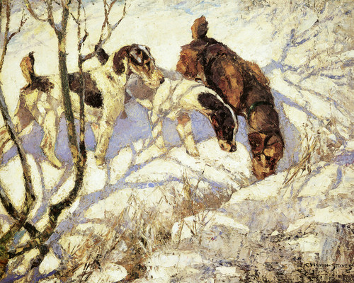 Art Prints of Winter Sports by George Vernon Stokes