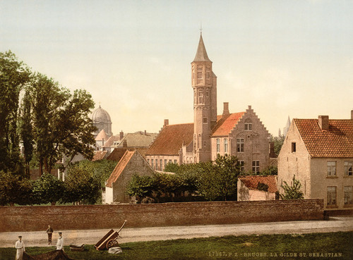 Art Prints of The Guild of St. Sebastian, Bruges, Belgium