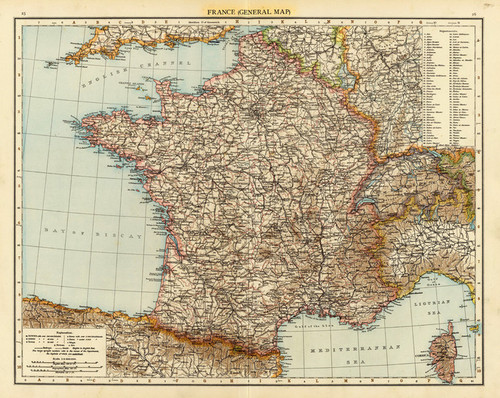 Art Prints of France, 1895 by Times London & Richard Andree