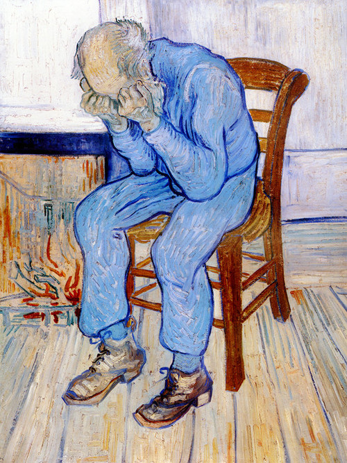 Art Prints of At Eternity's Gate by Van Gogh