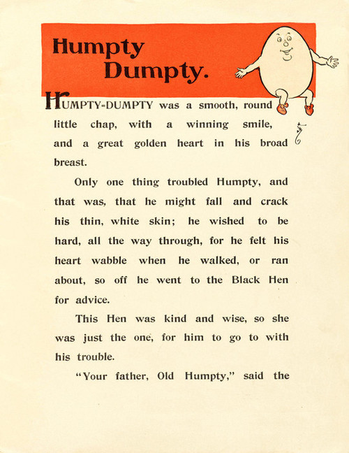 Art Prints of Humpty Dumpty, Page 3 by W.W. Denslow, Nursery Art
