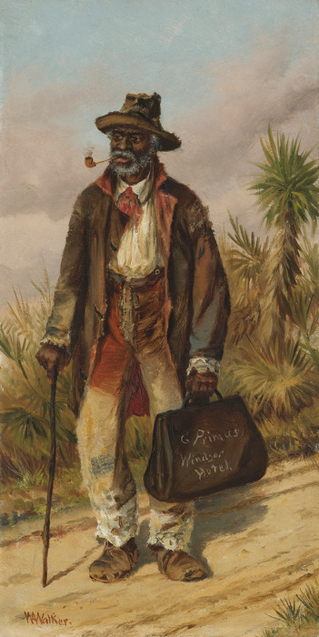 Art Prints of Man Walking by William Aiken Walker