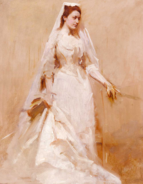 Art Prints of A Bride by Abbott H. Thayer