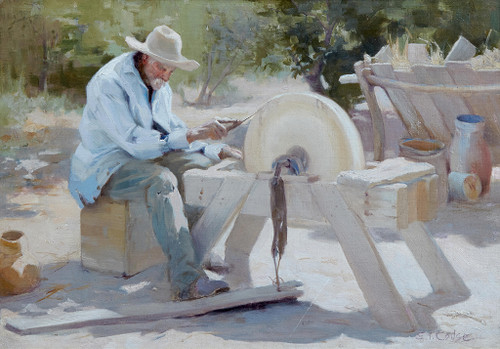 Art Prints of The Knife Grinder by Eanger Irving Couse