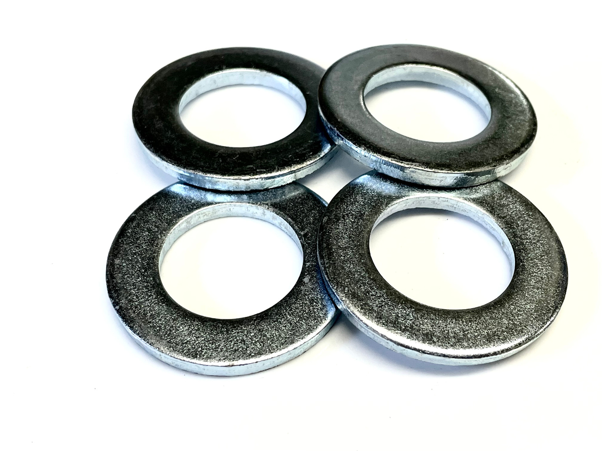 M24 Bright zinc plated plain washers pack of 4 Machine Screws Grub ...