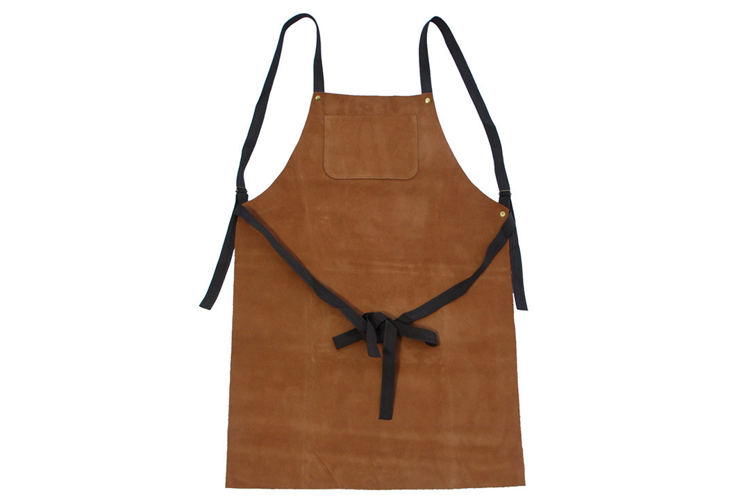 Handmade Suede Leather Workshop Apron | Workshop Heaven